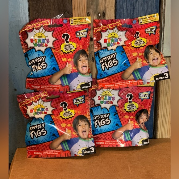 Toys | Ryans World Mystery Figures Series 3 4 Unopened Packs | Poshmark